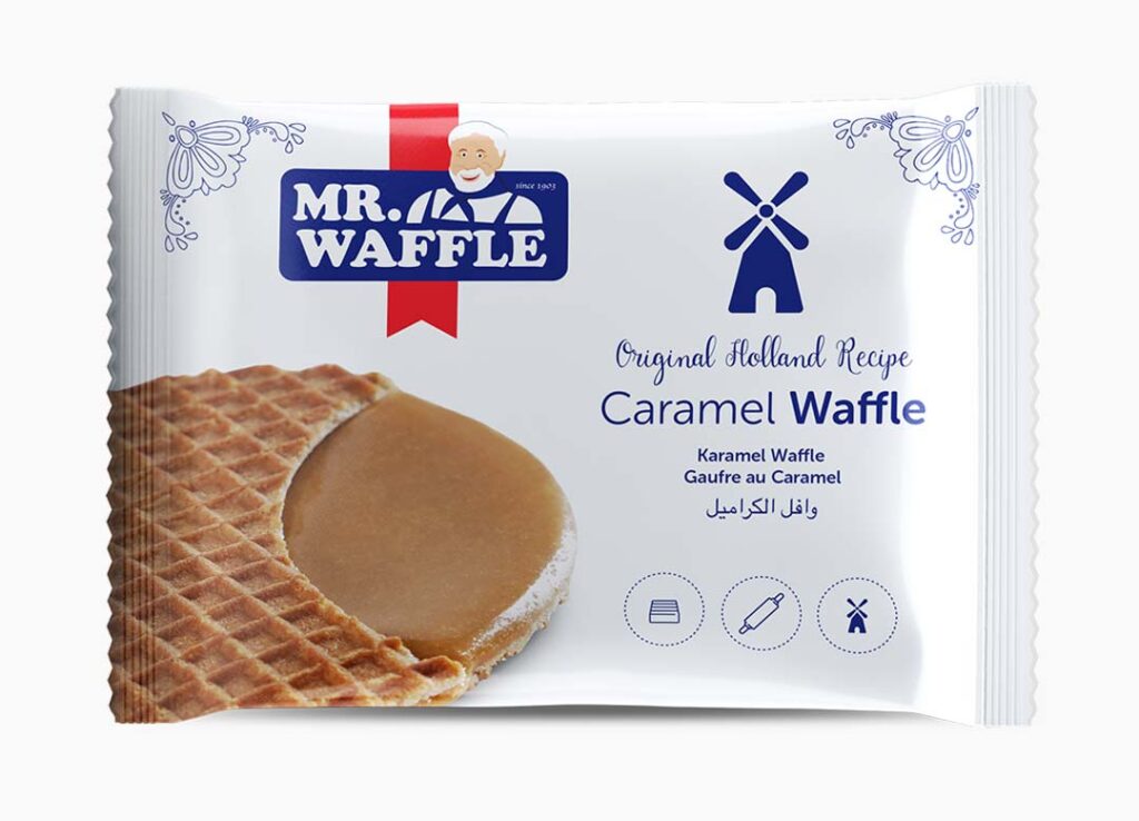 Caramel Waffle Flowpack 26gr – Mr.Waffle